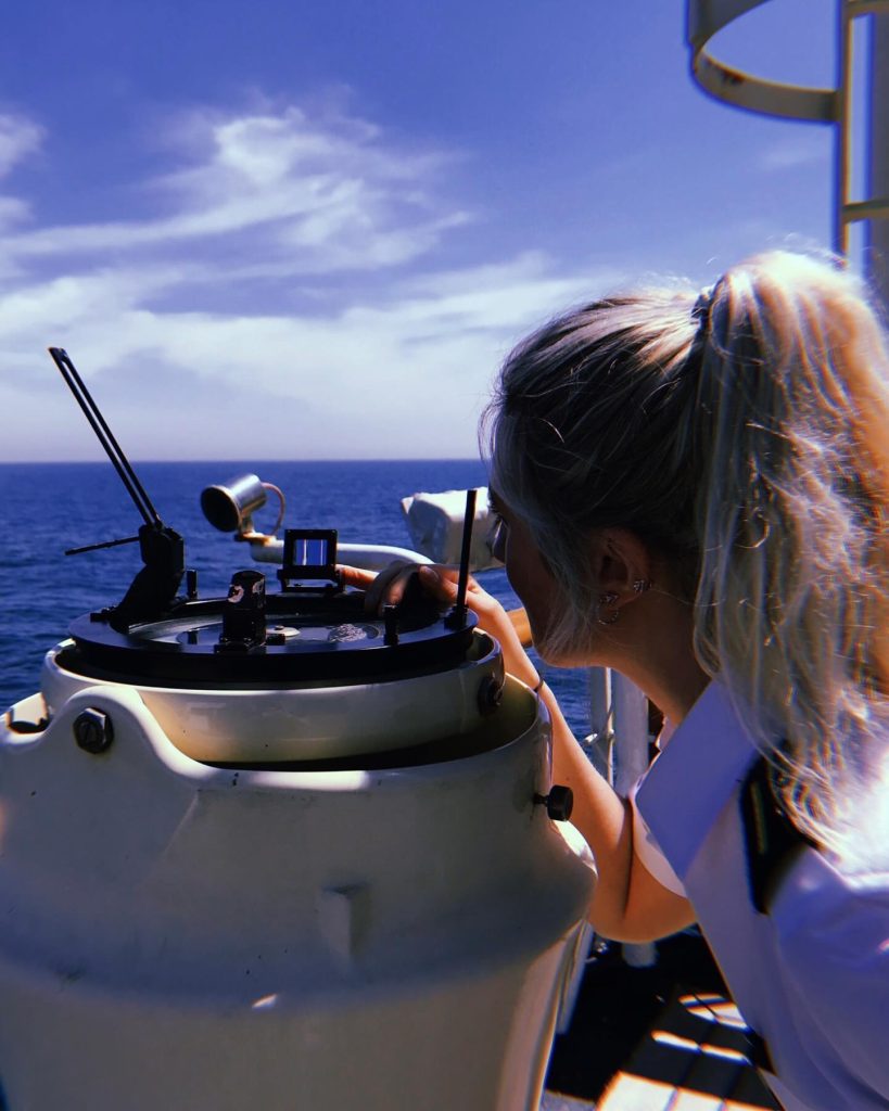 Ship Navigation Instrument: The Magnetic Compass with Pelorus and ...