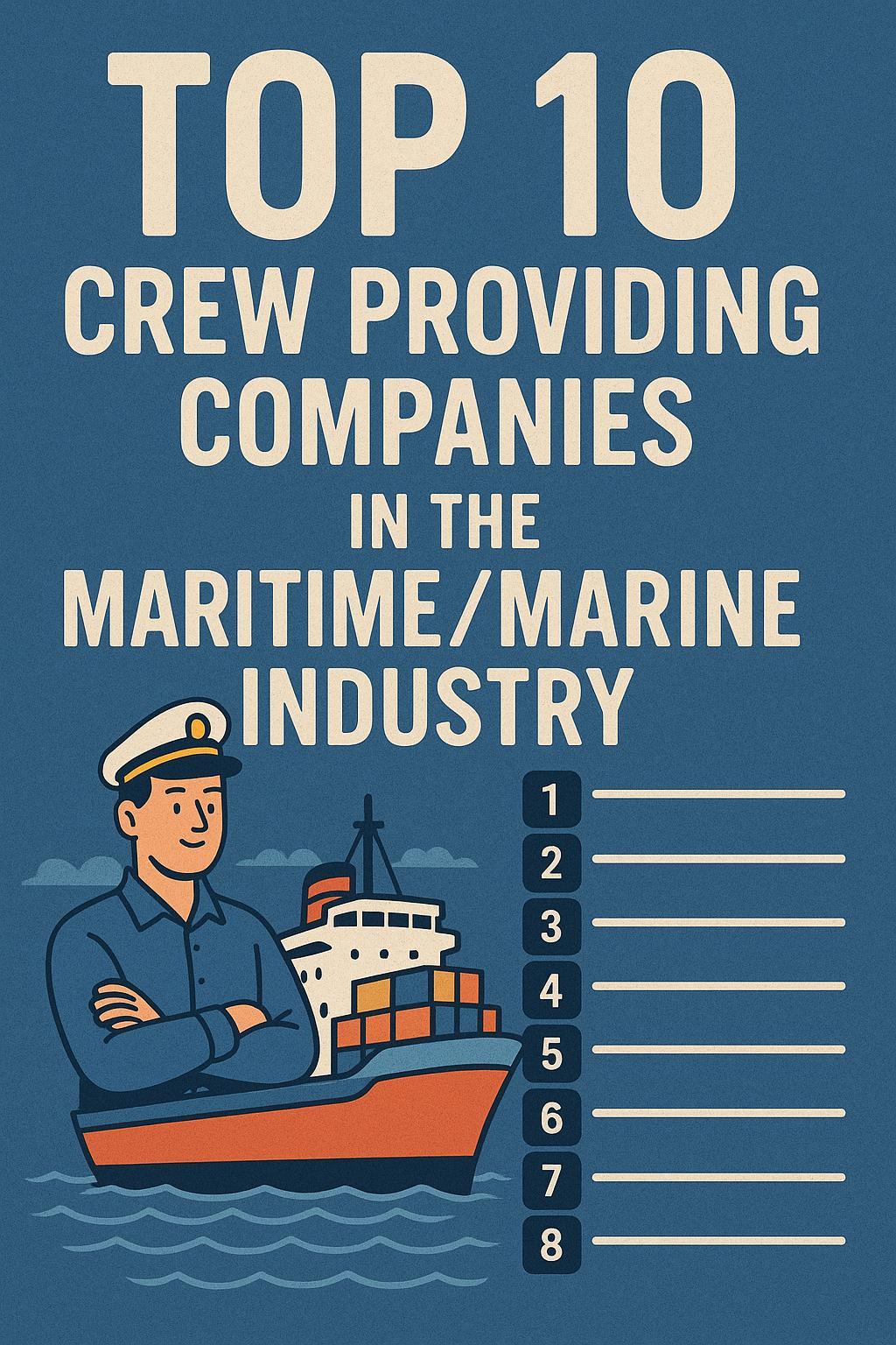 Top 10 Crew Providing & Ship Management Companies in the Maritime and ...