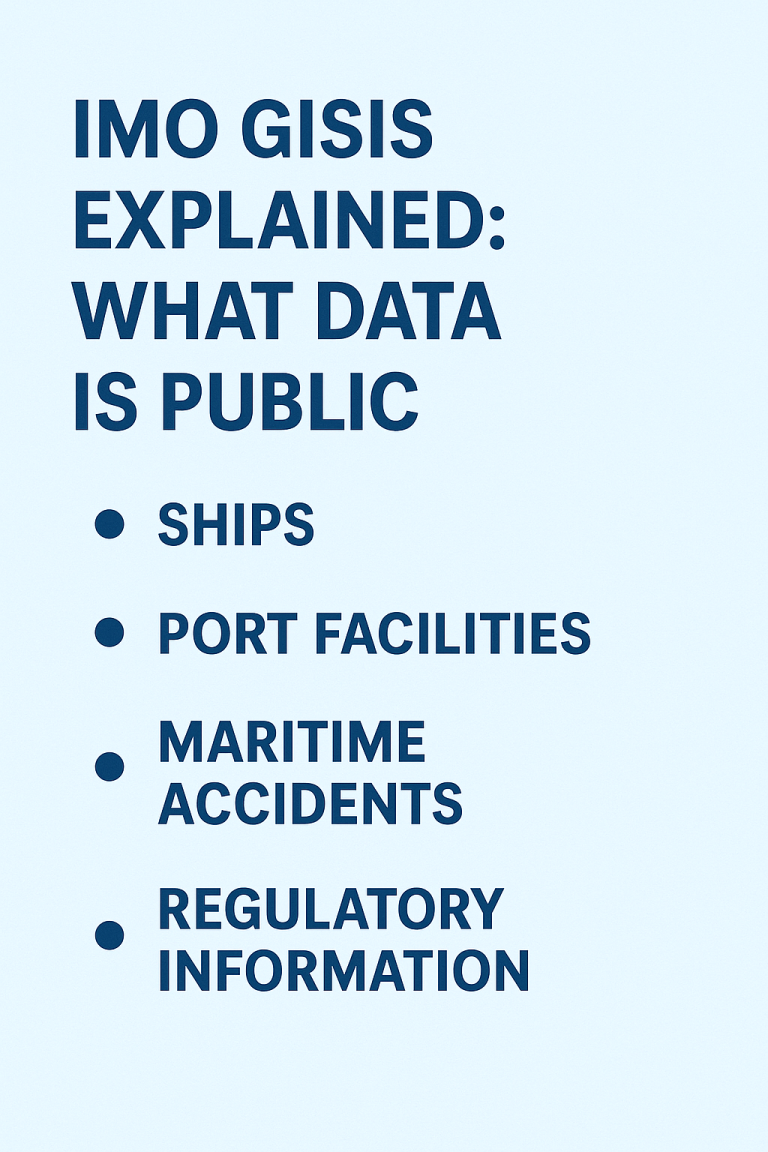 IMO GISIS Explained: What Data Is Public and How It’s Used – Maritime Education