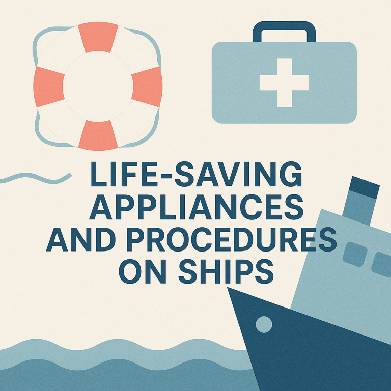 Life-Saving Appliances and Procedures on Ships: Staying Safe on the ...