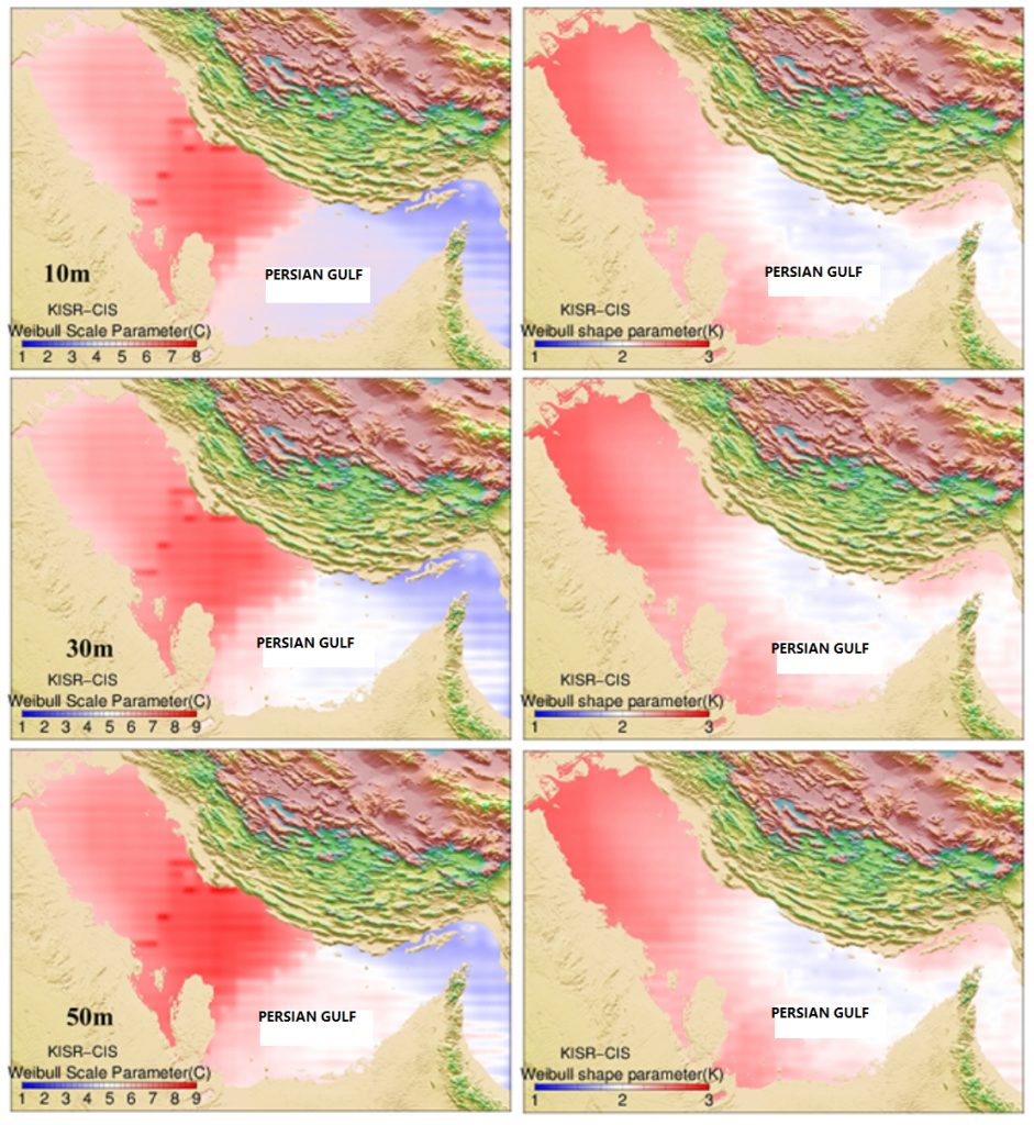 Wind Energy Map of Persian Gulf – Maritime Education