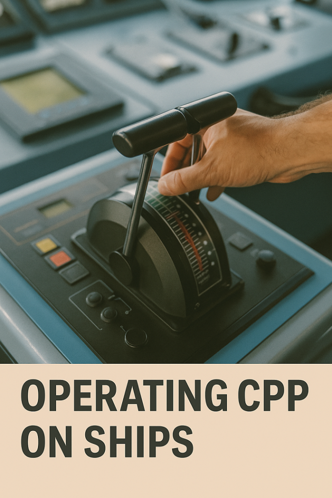 Top 12 Precautions Before Operating Controllable Pitch Propeller(CPP) on Ships – Maritime Education