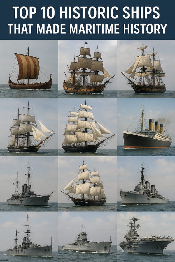 Top 10 Historic Ships That Made Maritime History – Maritime Education
