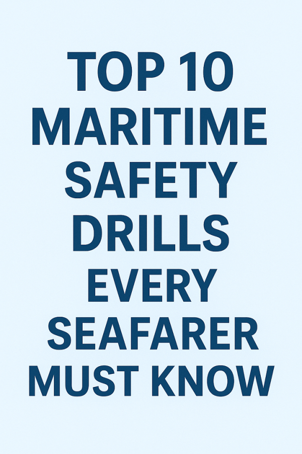 Top 10 Maritime Safety Drills Every Seafarer Must Know – Maritime Education