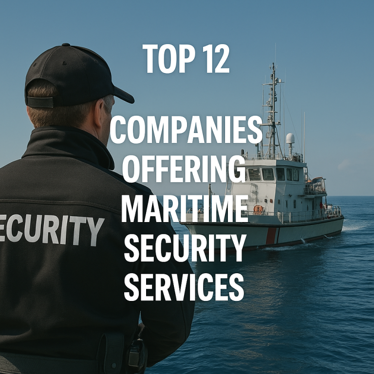 Top 12 Companies Offering Maritime Security Services: Protecting Global ...