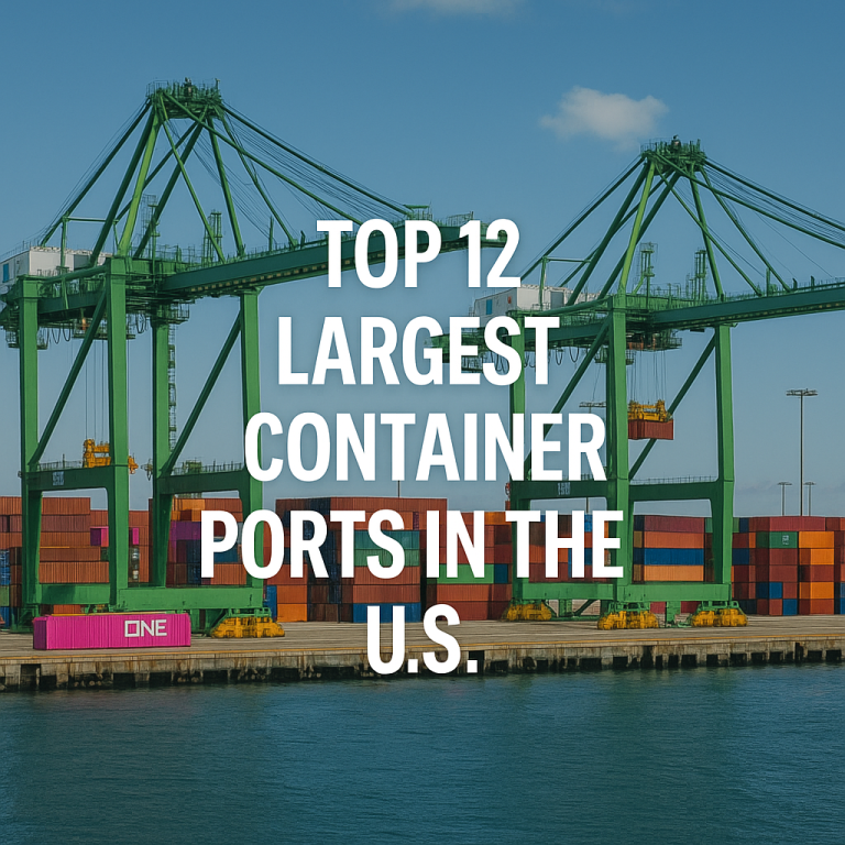 Top 12 Largest Container Ports in the U.S. – Maritime Education