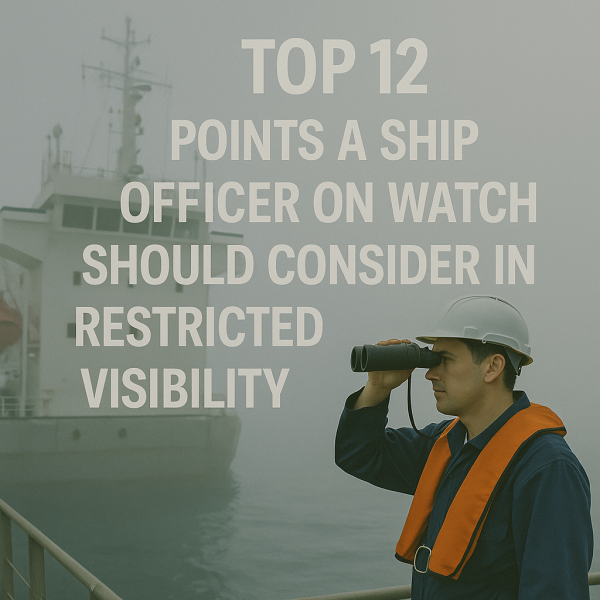 Top 12 Points a Ship Officer on Watch Should Consider in Restricted ...