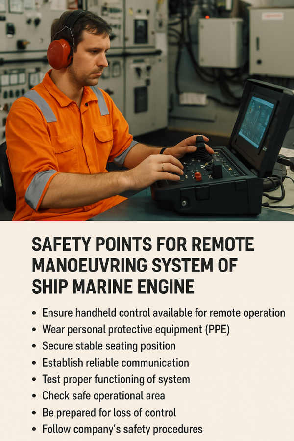 Top 12 Safety Points for Remote Manoeuvring System of Marine Engine ...
