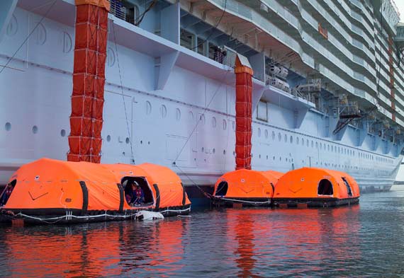 Liferafts on Ships – Maritime Education